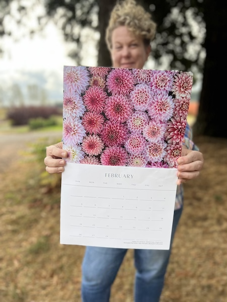 2023 Dahlia Farm Calendar - Triple Wren Farms
